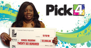 Winner Angela Madison | Louisiana Lottery