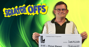 Winner Melvin Morgan | Louisiana Lottery