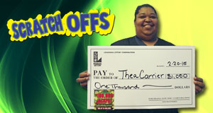 Winner Thea Carrier | Louisiana Lottery